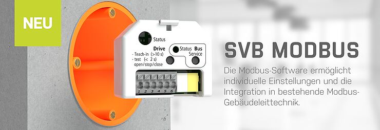 Nachrüstbare Steuermodule SVB KNX und SVB Modbus – Aumüller Swiss AG